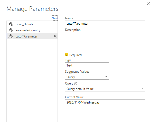 Dynamic Weekend using Parameter in PowerBI – Small Data And self service