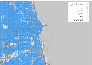 Analyse Big Spatial Dataset using hex bin maps in PowerBI – Small Data And self service
